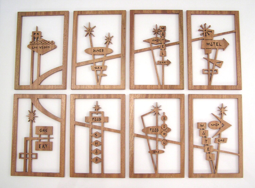 Mid-century Modern Googie Signs 3 - Etsy