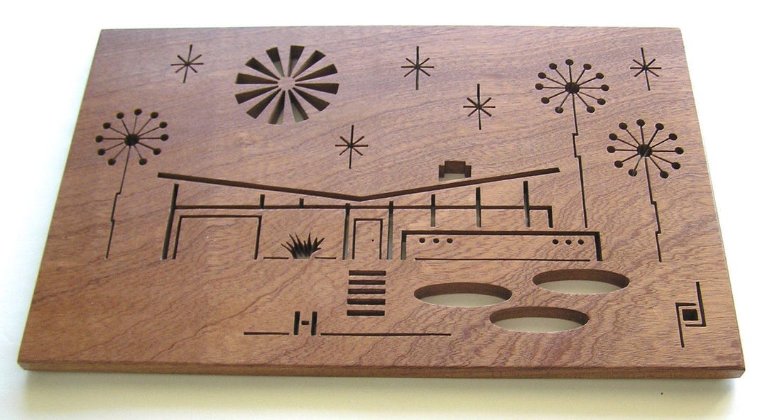 1016 Mid Century House Inspired Fretwork - Etsy