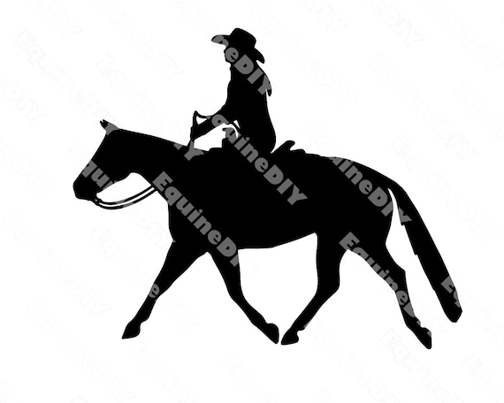 Horse Clipart Ranch Riding Extended Trot Show Horse for - Etsy