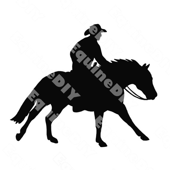 Horse Clip Art Ranch Riding Show Horse for Awards Stickers - Etsy