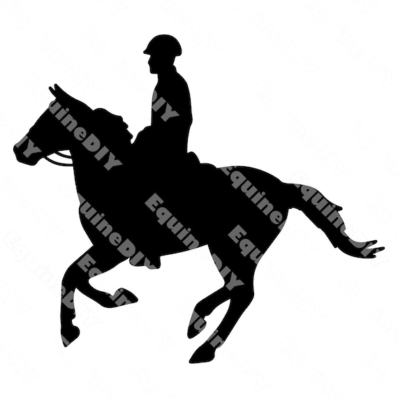 Cantering Horse Silhouette