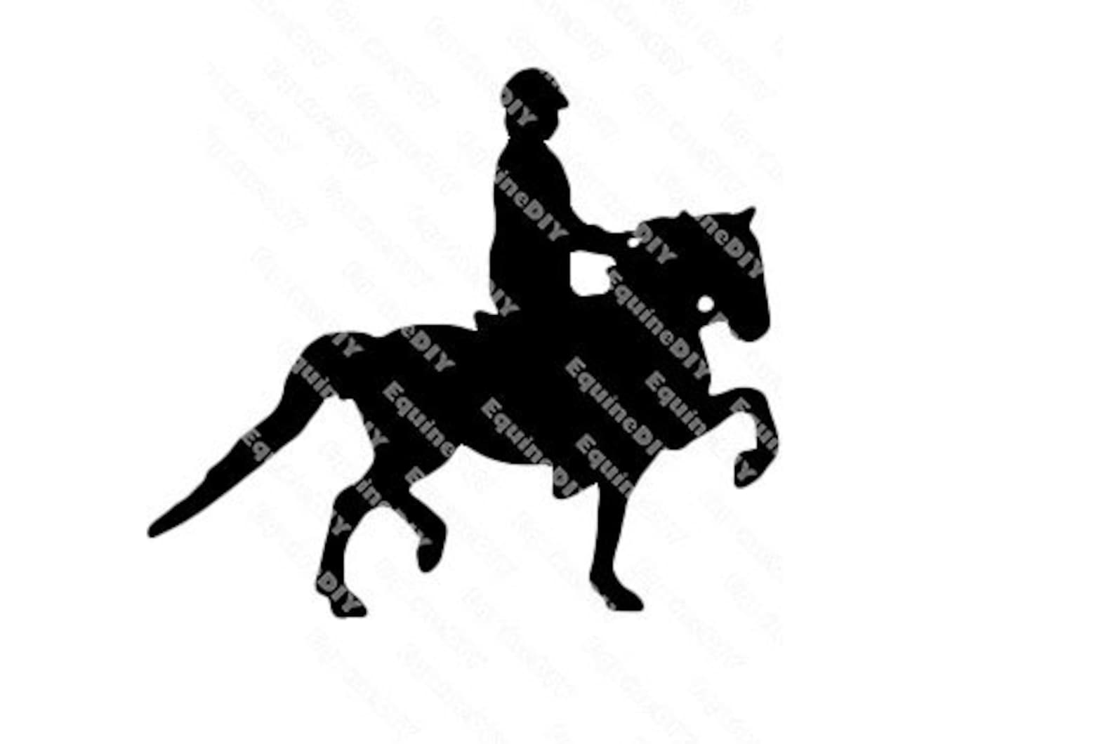 CLIP ART Roadster Ridden Hackney Pony Perfect for Logo, Stickers ...