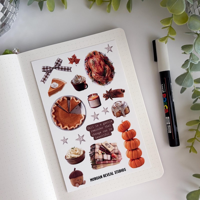 Autumn Things Sticker - Etsy