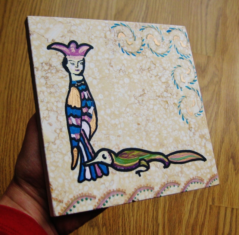 EXAMPLE. Personalized Hand Painted Name/ Sign on Tile. Letter in Your ...