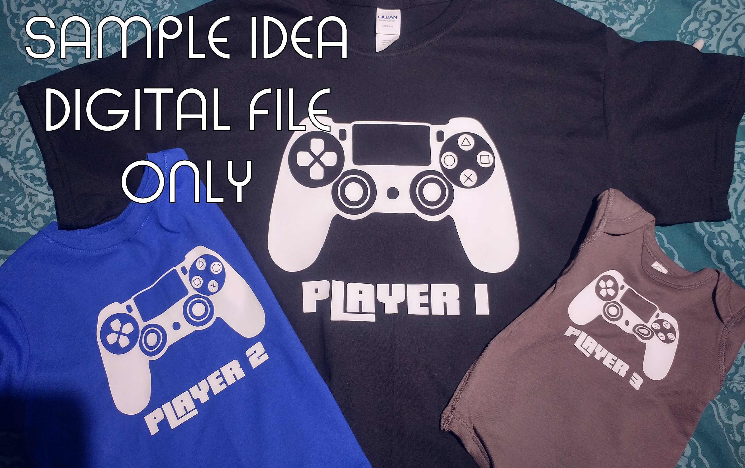 Video Game SVG Players 123 SVG Family Design. Perfect for - Etsy