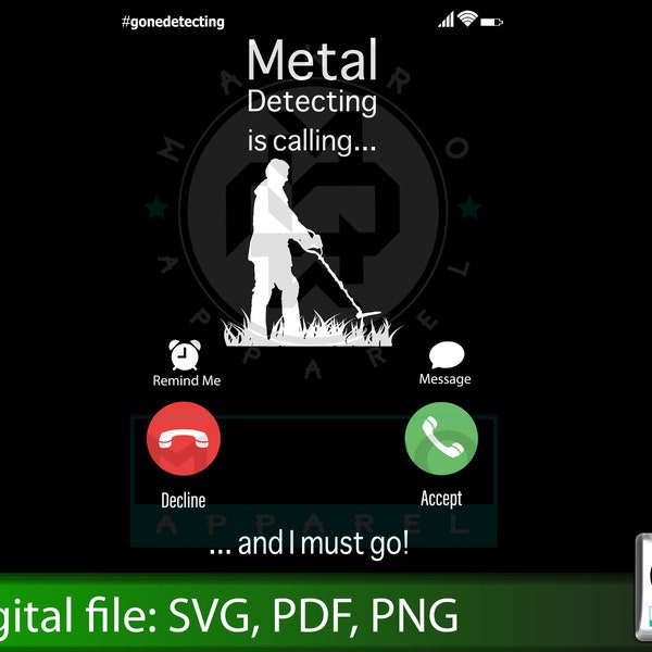 Metal Detecting Svg - Etsy