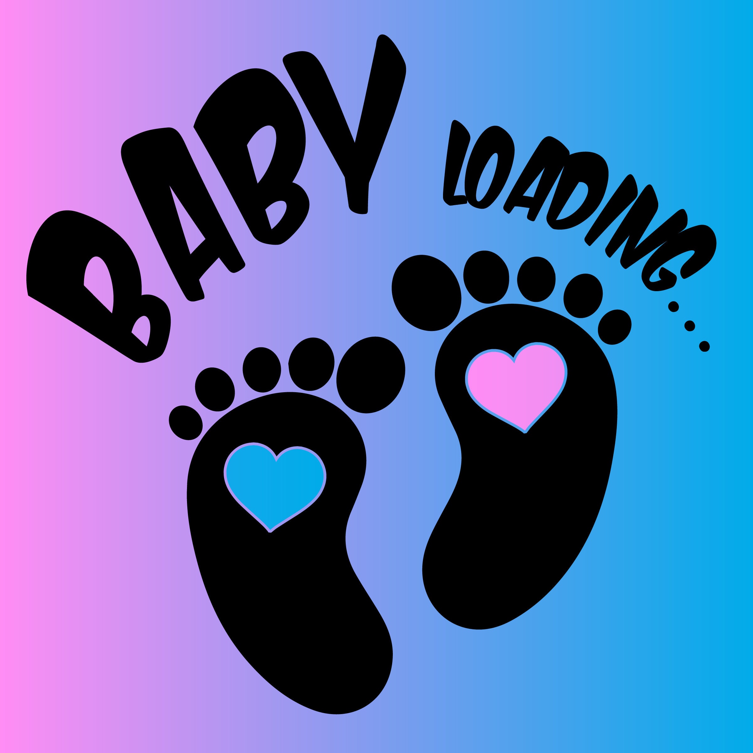 Baby Loading SVG Great for Baby Showers or Woman Who Are Expecting. - Etsy