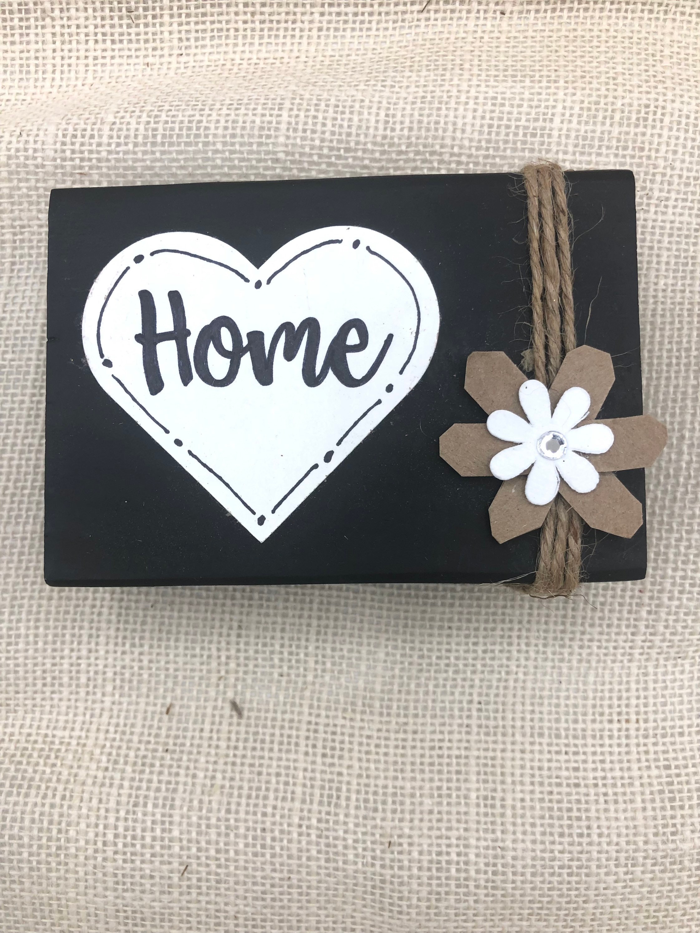 White Small Space Wood Block Country Decor, Rustic Tiered Tray ...