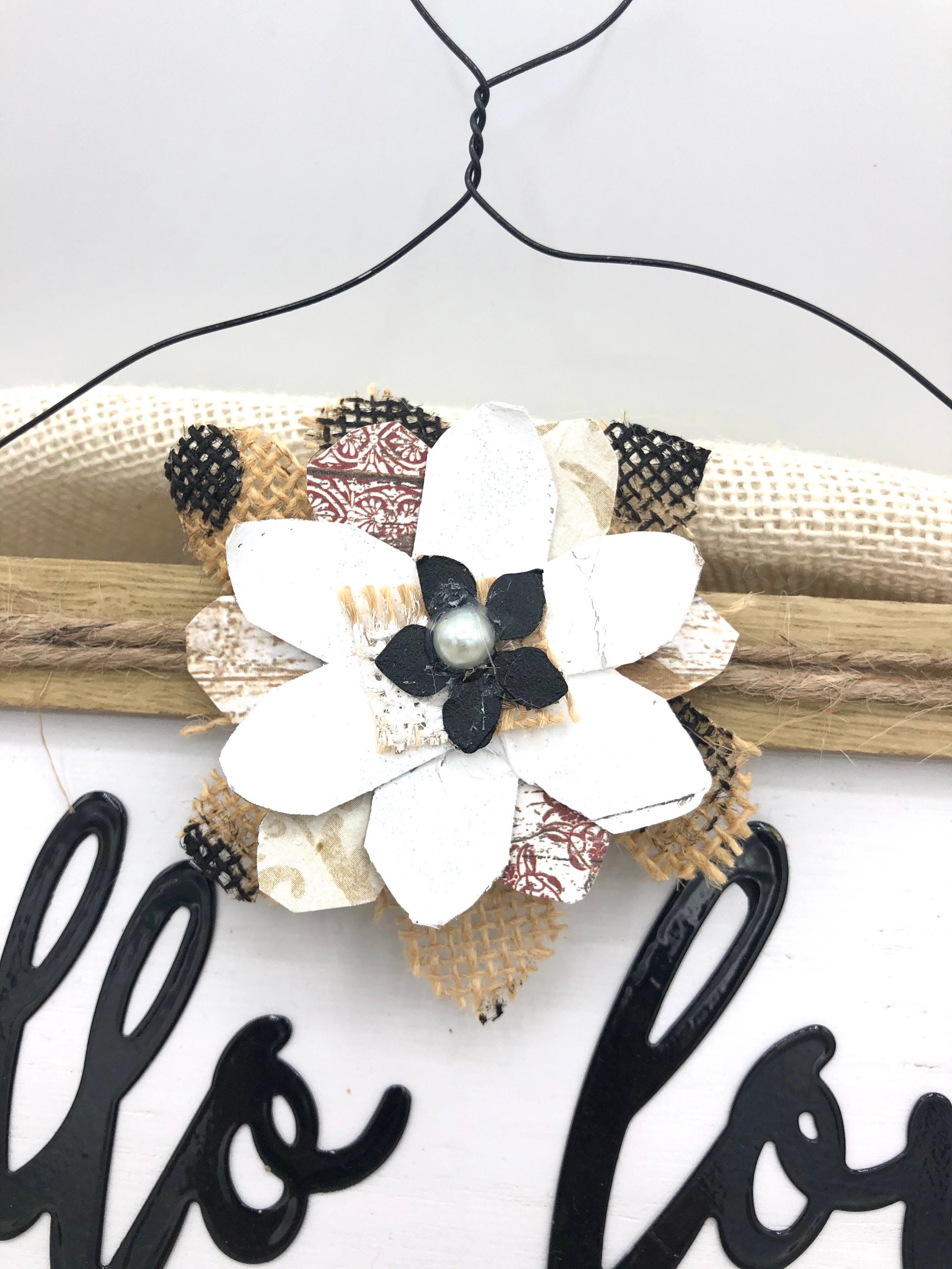 Rustic Farmhouse Home Decor Hello Love Country Wall Sign | Etsy