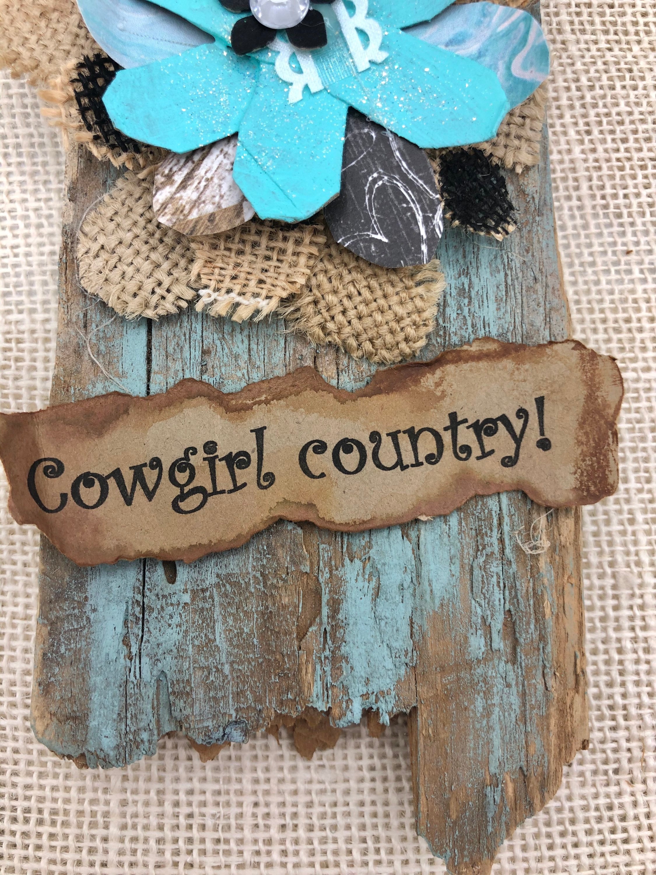 Rustic Cowgirl Wall Hanging Country Decor Cowgirl Sign - Etsy