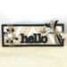 Hello Farmhouse Rustic Wall Sign, Country Kitchen or Laundry Room Wall ...