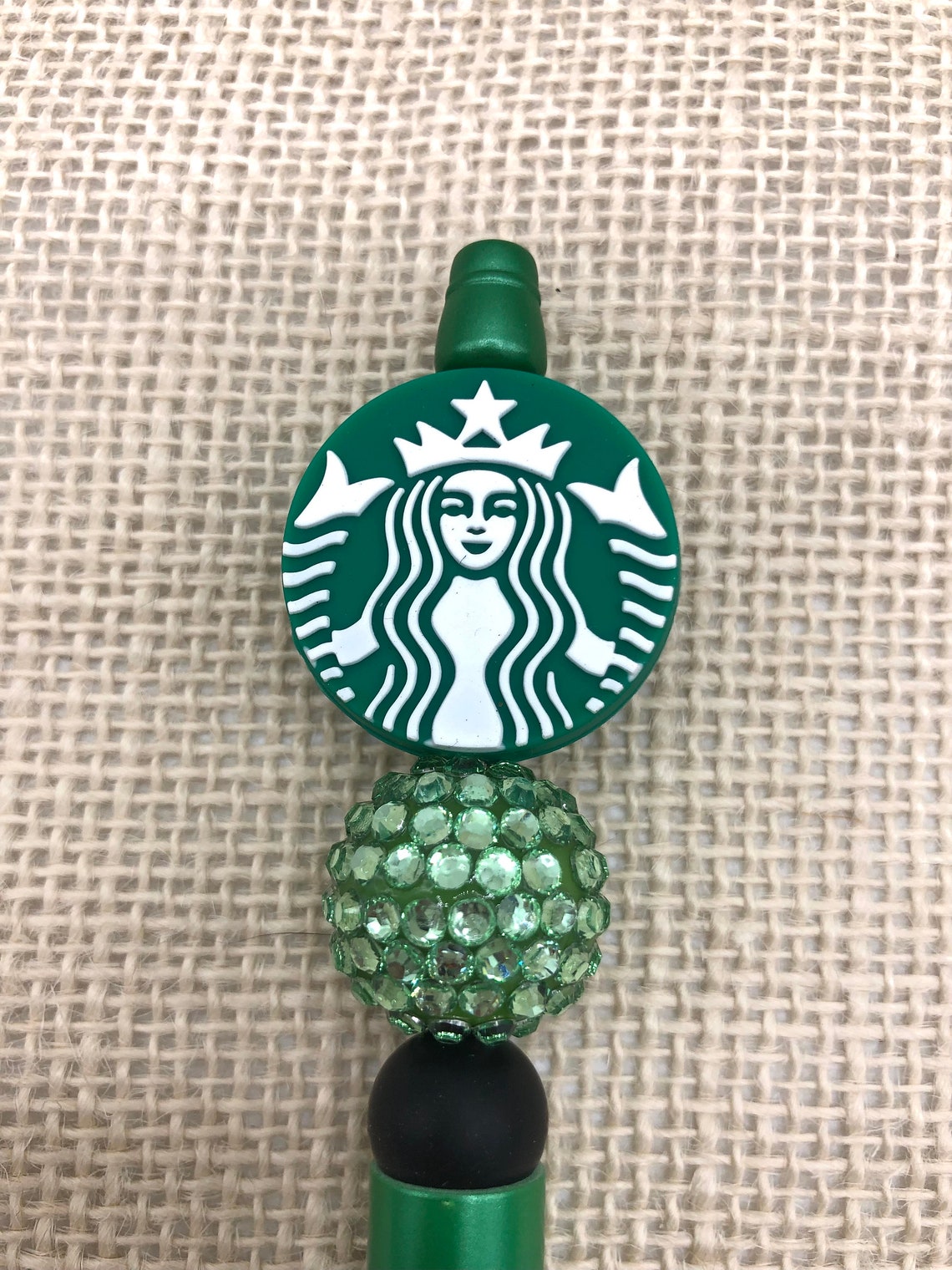 Beaded Coffee Drinker Pen, Fun Coffee Lover Desk Accessory, Birthday ...