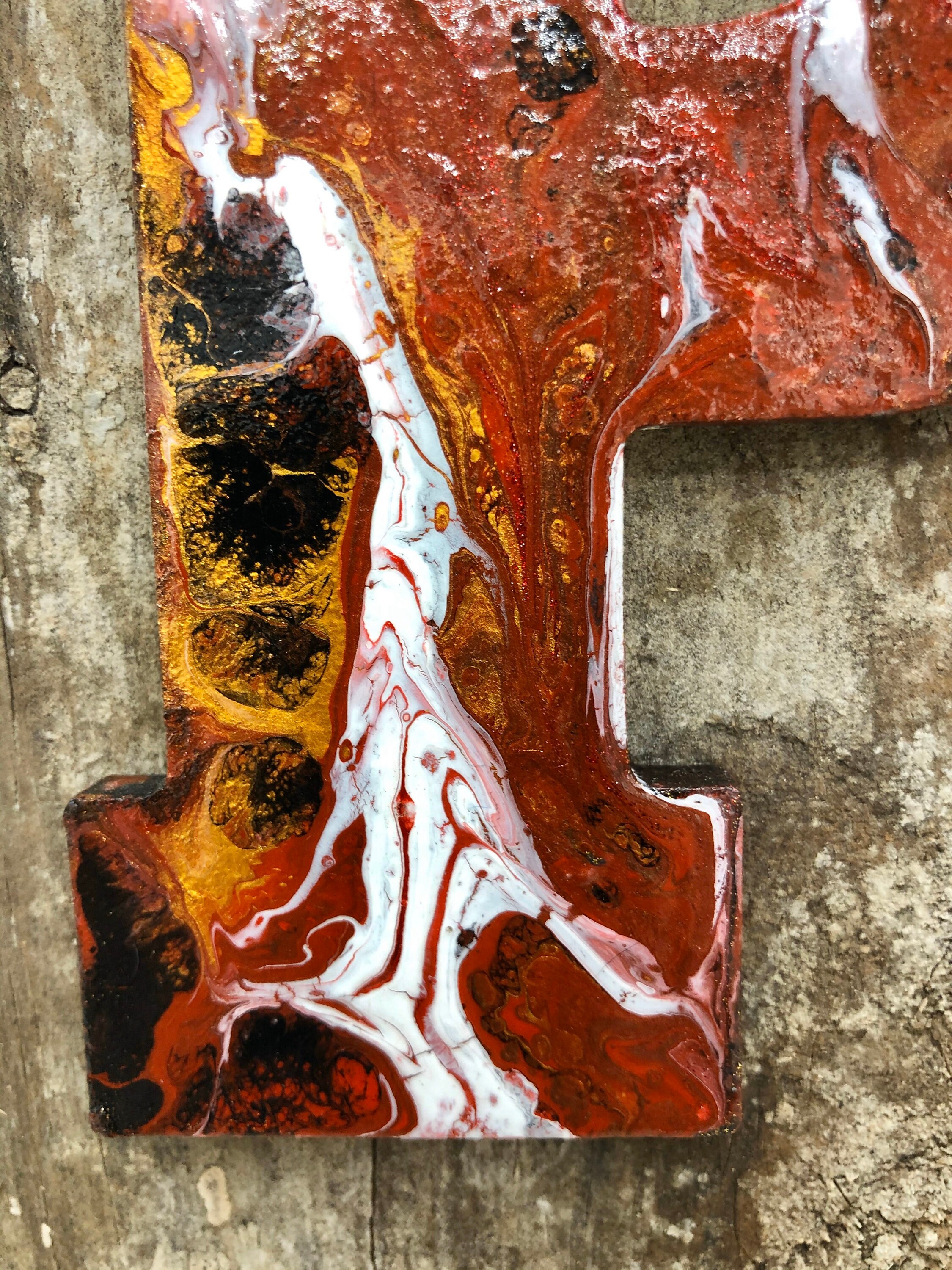 Rustic Letter P Wall Hanging Initial P Custom Wall Sign Hand - Etsy