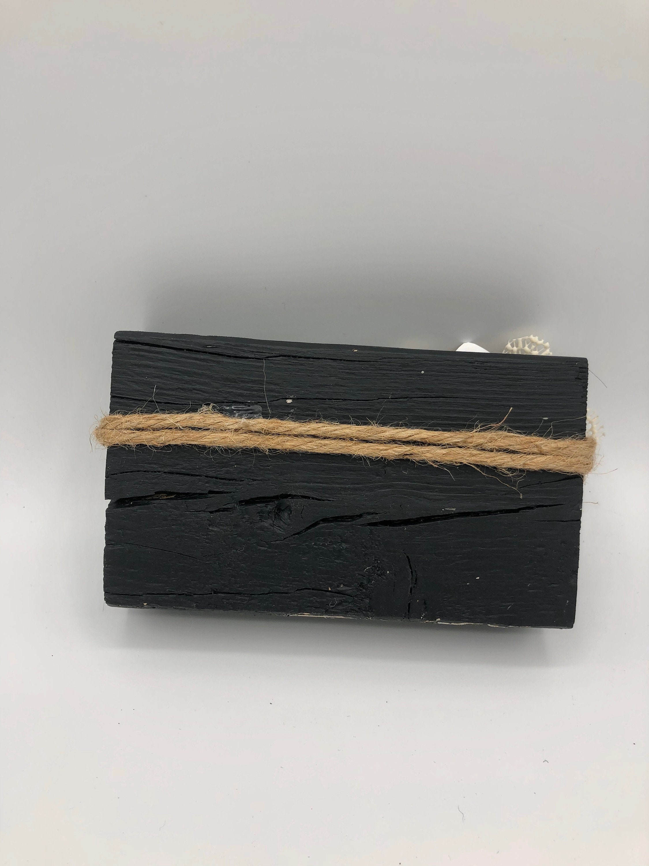 Black Wood Block Message Holder, Black Ladies Business Card Holder - Etsy