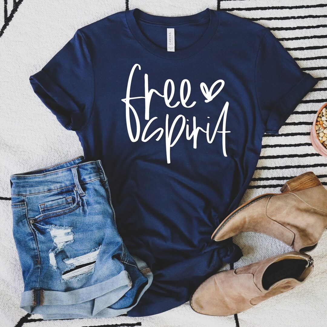 Free Spirit T-shirt, Inspirational Quote Apparel, Feminist Shirt ...