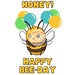 Printable Birthday Card, Printable Kawaii Card, Printable Bee-day Card ...