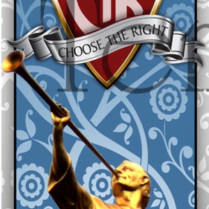 Printable CTR Primary Bookmark Choose the Right Scripture Tracker ...