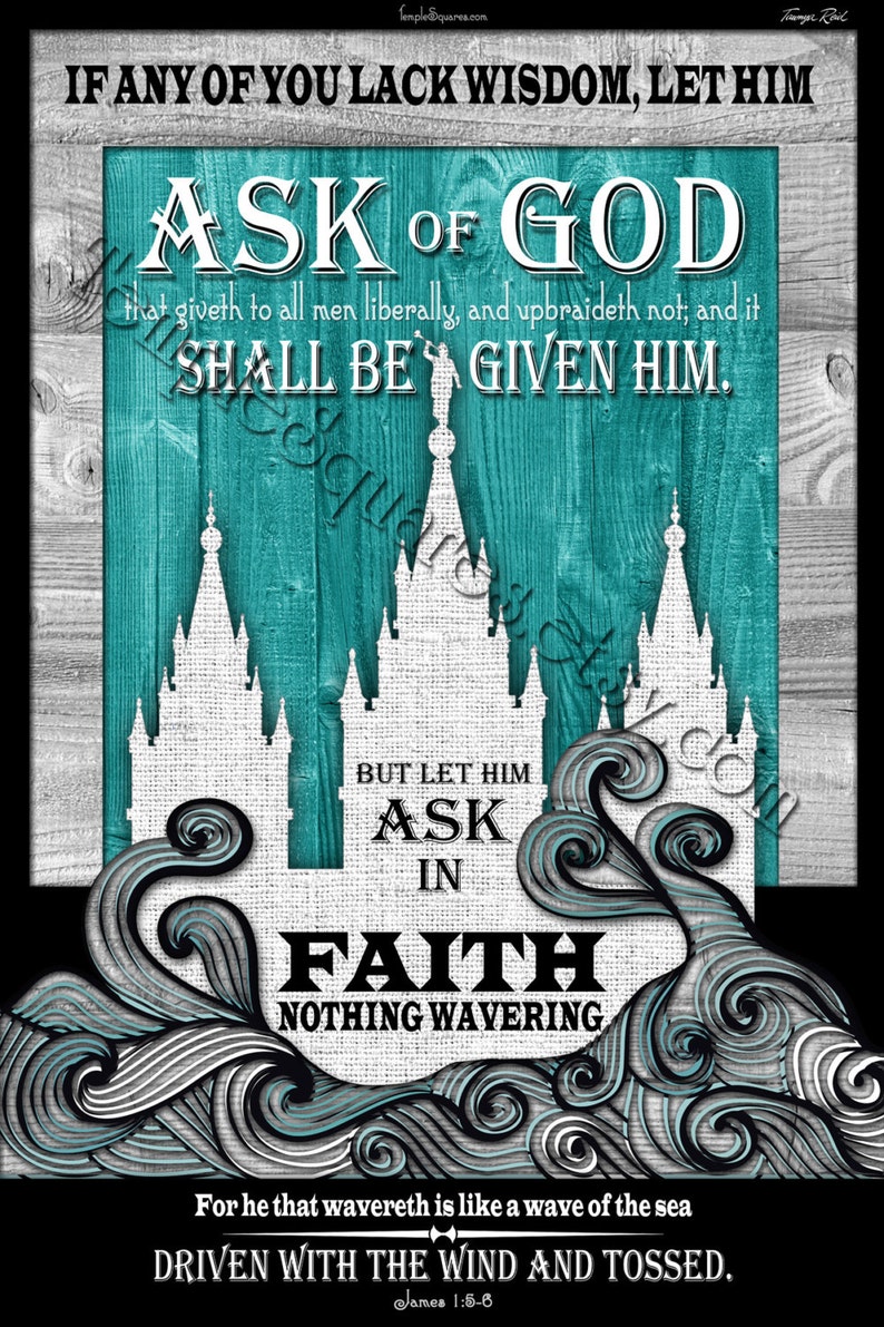 Printable Posters LDS YW Young Women Mutual Theme Ask of God Ask in ...