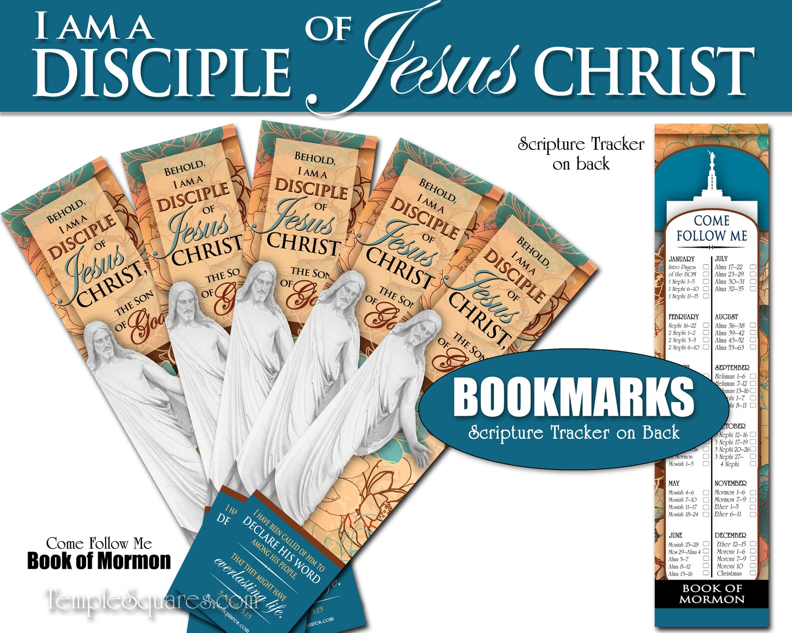 Zipper Pulls I Am a Disciple of Jesus Christ Plus Card or Scripture ...