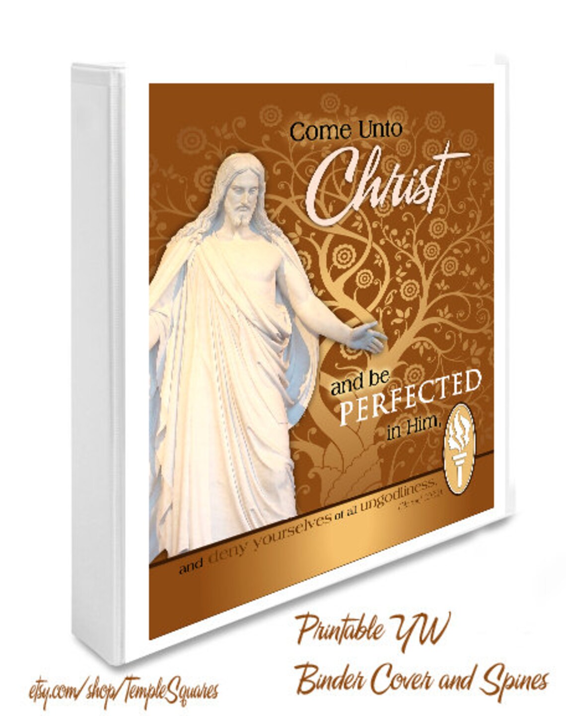 Printable Binder Cover and Spines. LDS Temple Art With YW - Etsy