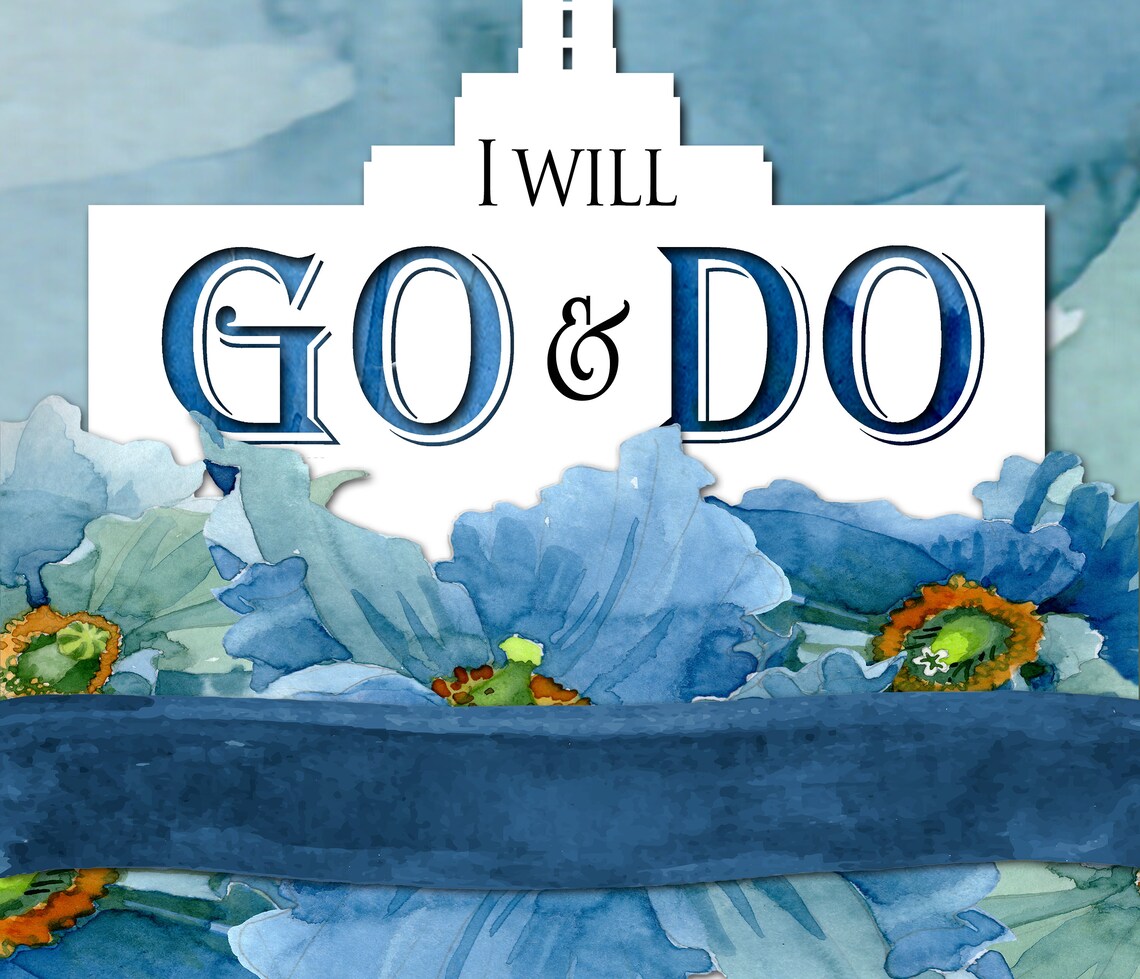 XL-LARGE Printable Posters I Will Go and Do Instant Download | Etsy