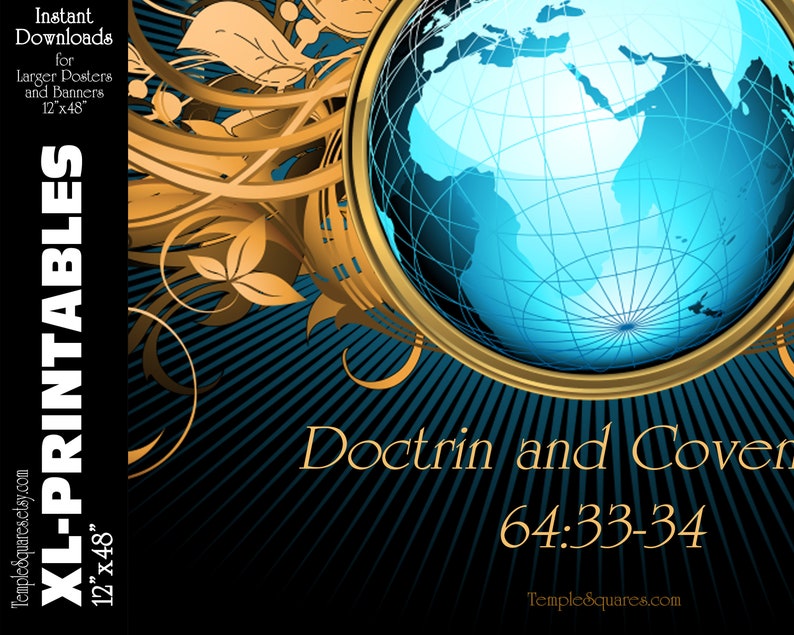 Extra Large DIY Printable Poster A Great Work Instant Download | Etsy