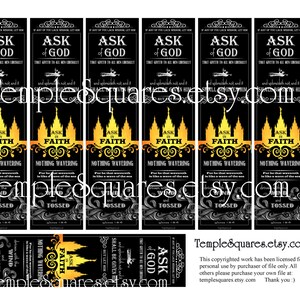 PRINTABLE Bookmarks YW Ask of God Askin Faith Young Women Mutual Theme ...