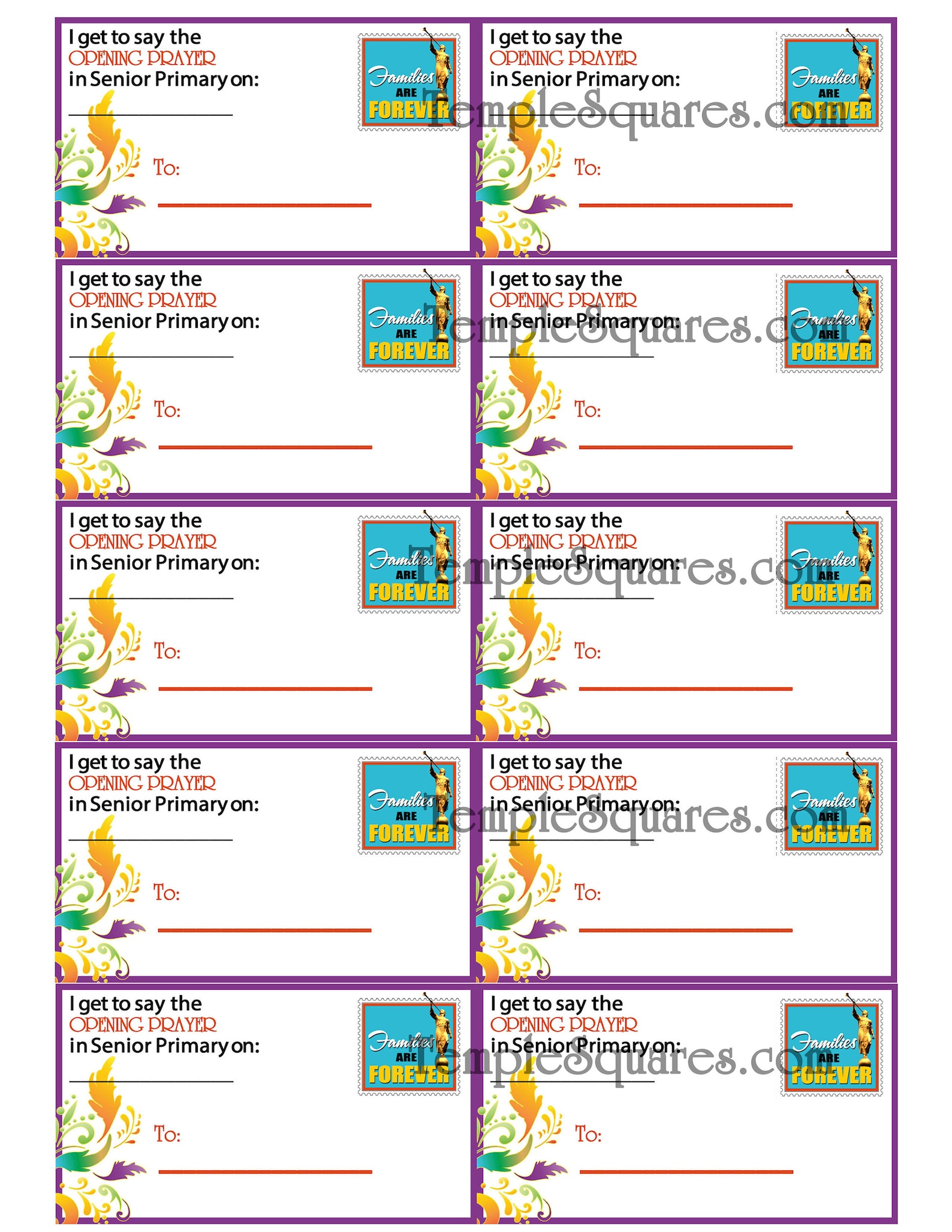 Editable Printable Primary 2019 Talk Reminders Scriptures | Etsy