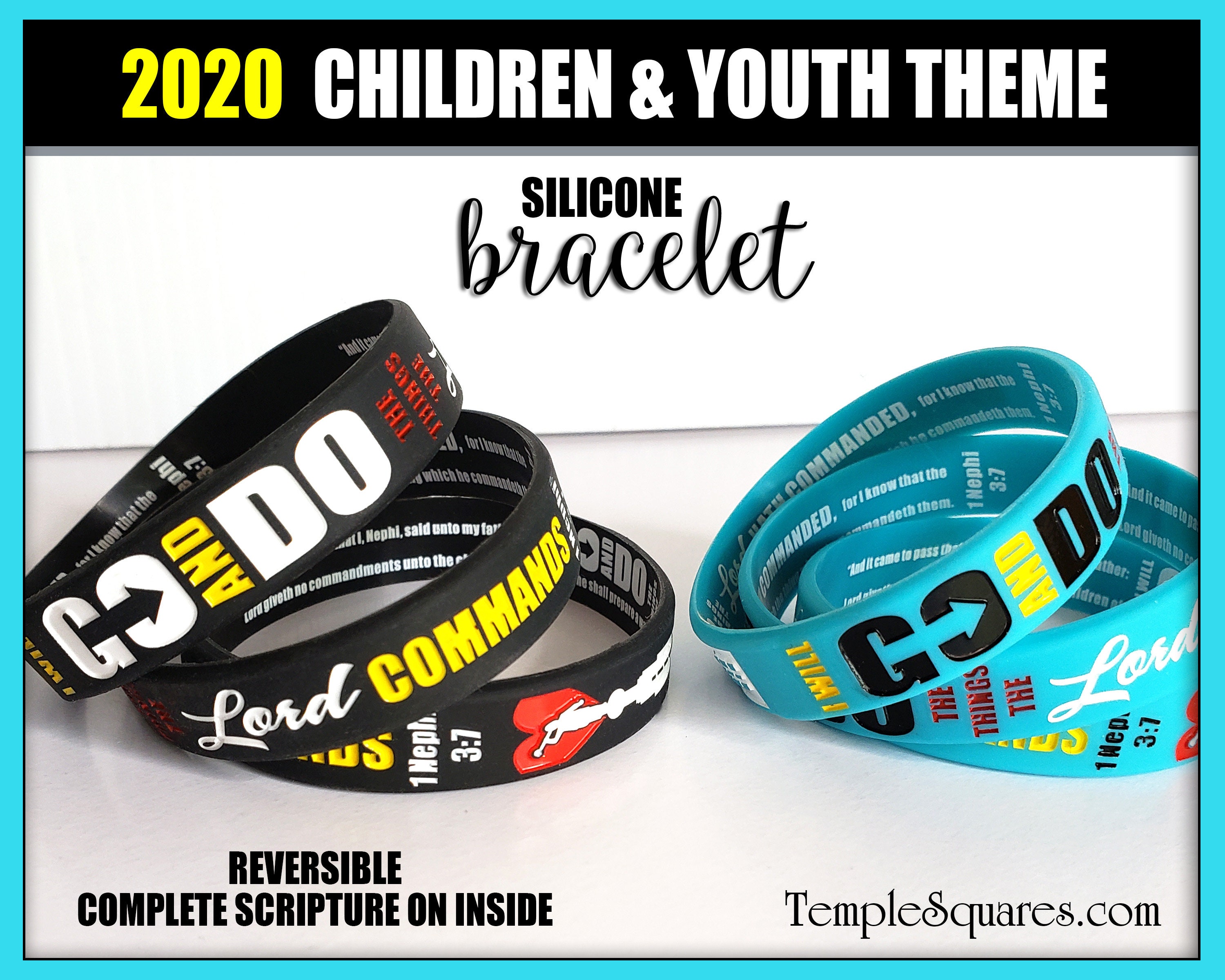 Pack of 10 Bands LDS Primary Sizes Go and Do Children and - Etsy