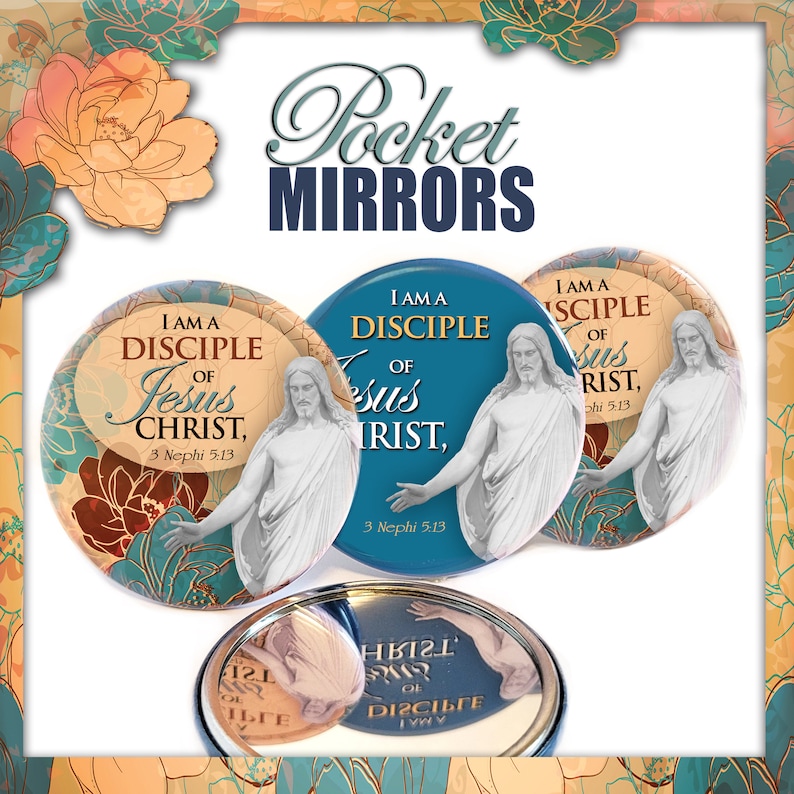 I Am a Disciple of Jesus Christ Pocket Mirror for 2024 YW Youth Theme ...