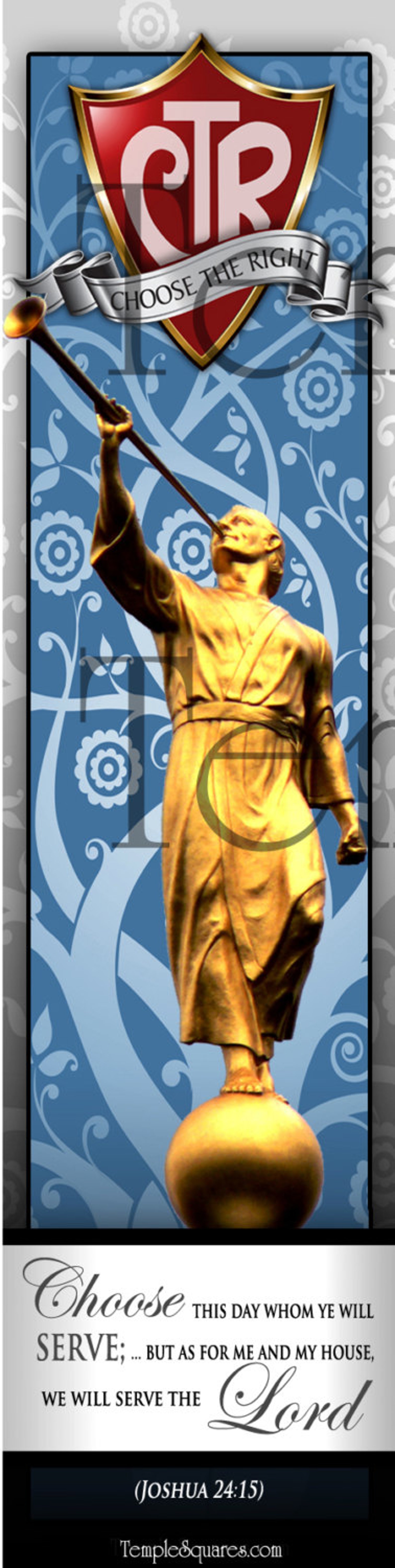 Printable CTR Primary Bookmark Choose the Right Scripture | Etsy