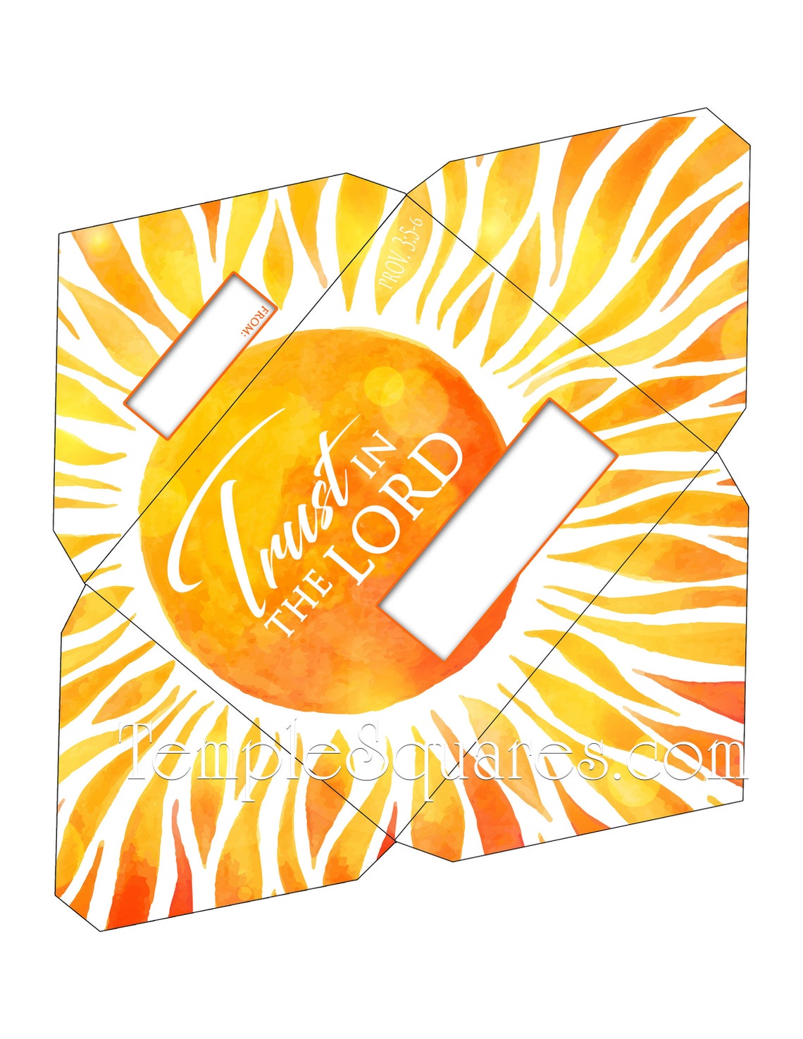 PRINTABLE Greeting Cards With Matching Envelopes. Trust in the - Etsy