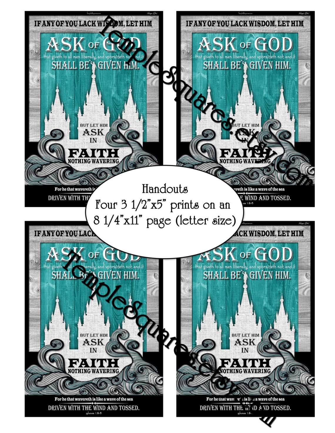 Printable Posters LDS YW Young Women Mutual Theme Ask of God | Etsy