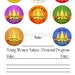 YW Young Women Values Printable 1" Inch Circles. Matches "press Forward ...