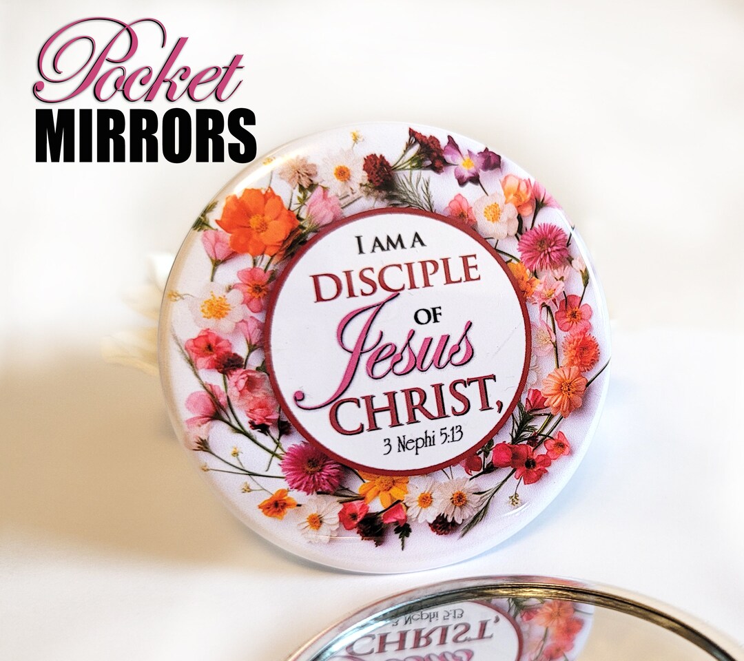 I Am a Disciple of Jesus Christ Pocket Mirror for 2024 YW Youth Theme ...