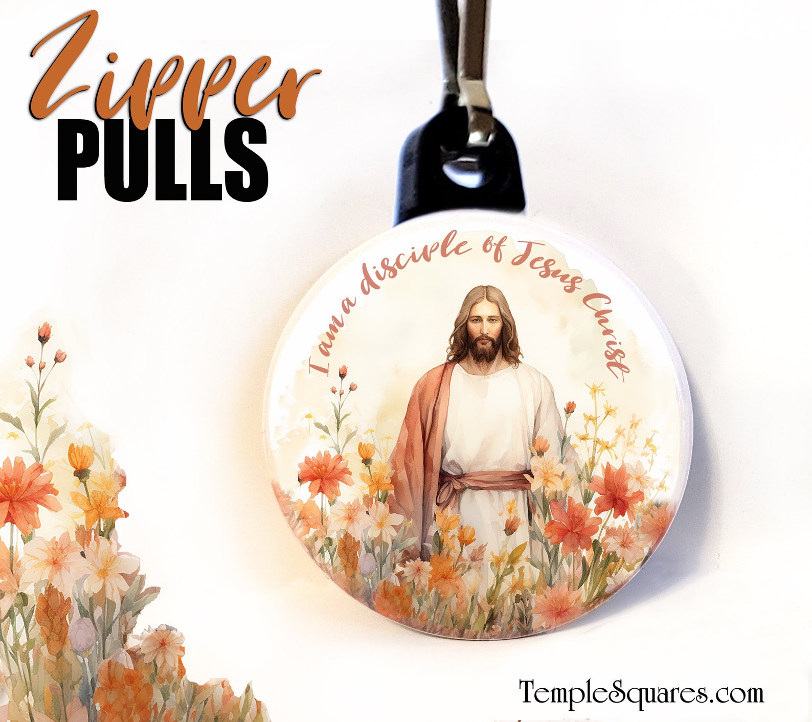 Zipper Pulls I Am a Disciple of Jesus Christ Plus Card or Scripture ...
