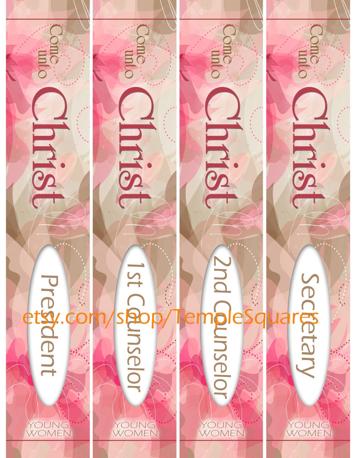 PRINTABLE LDS Binder Covers Digital Files YW Presidency or - Etsy