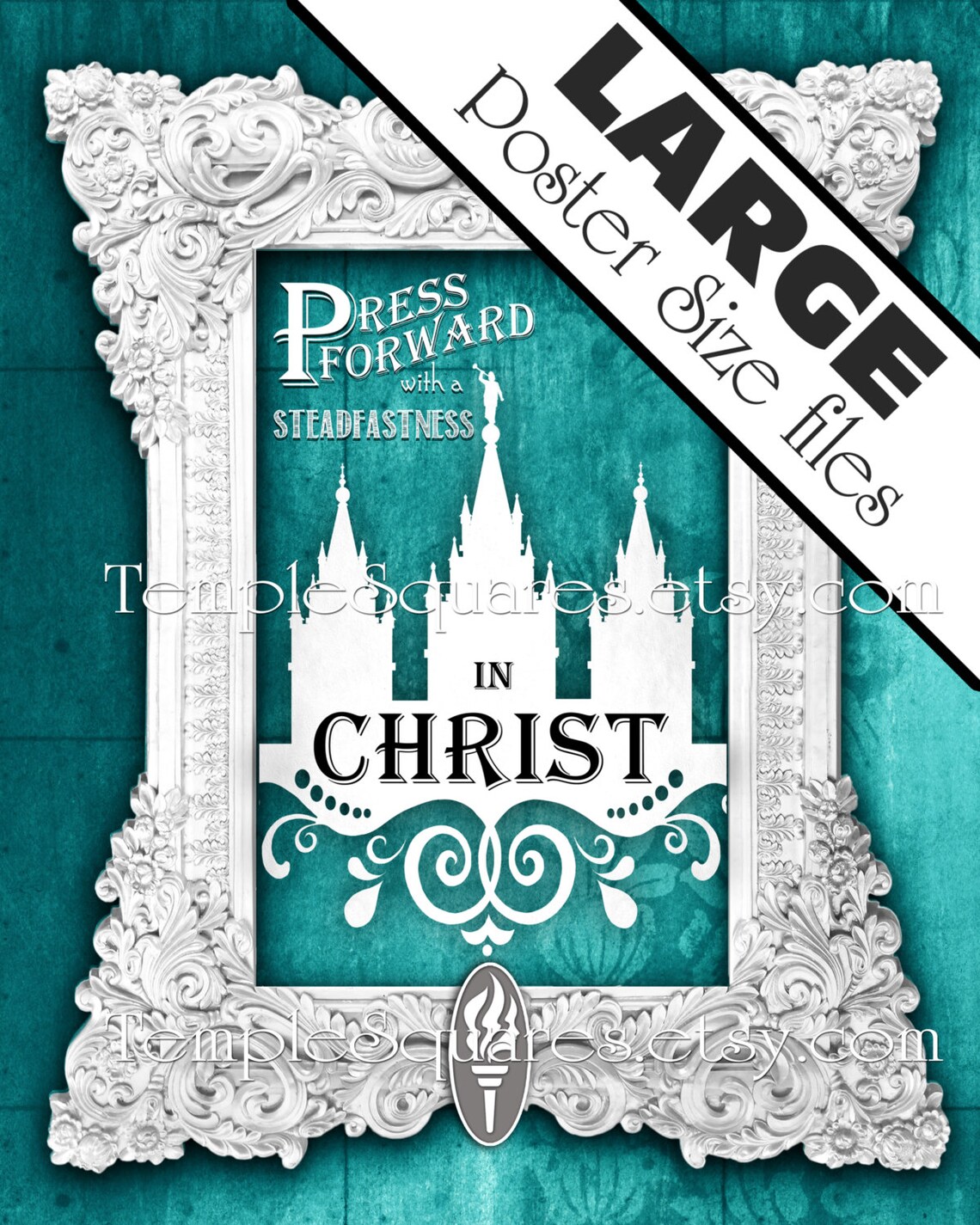 LARGE Printable Poster Files 4 Sizes. Press Forward With a - Etsy