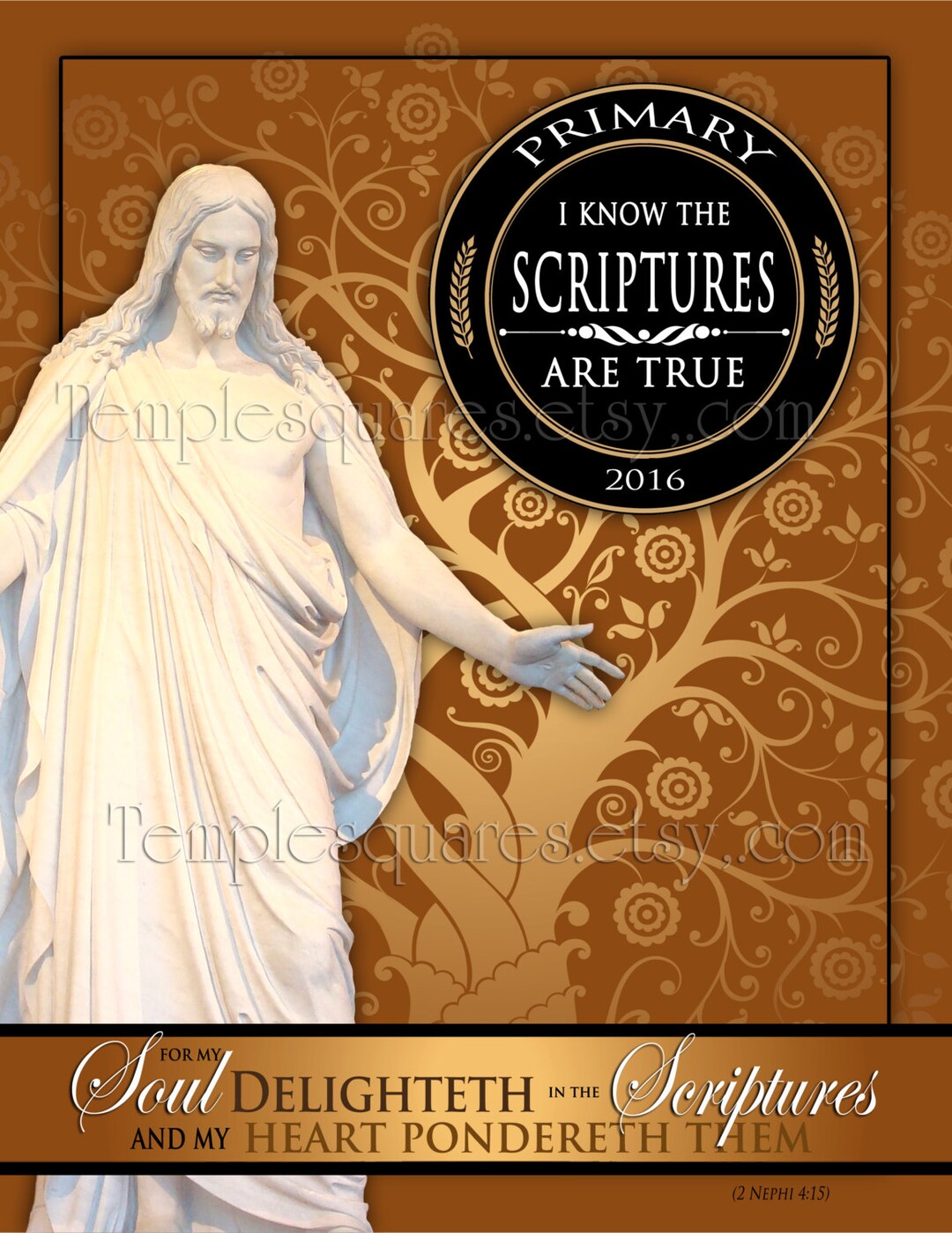 I Know the Scriptures Are True Primary 2016 Theme Printable Posters ...