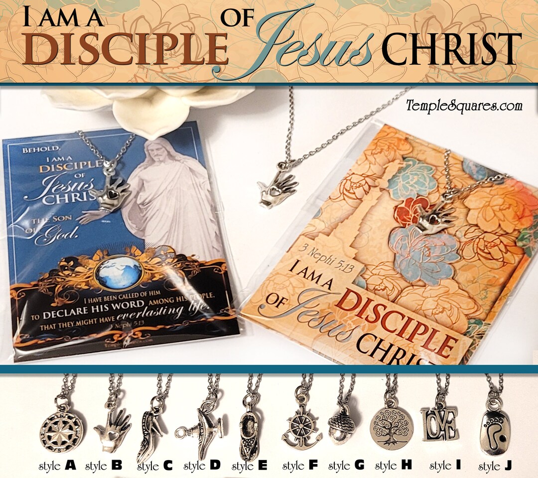 2024 I Am a Disciple of Jesus Christ Necklaces YW Youth Theme Come ...