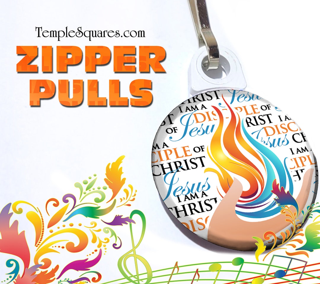 Bulk Zipper Pulls I Am a Disciple of Jesus Christ 2024 Youth Theme ...