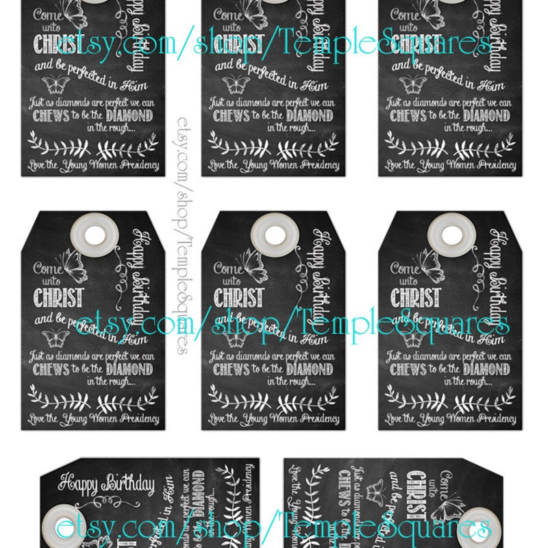 Chalkboard Gift Tags - 60+ Gift Ideas for 2025