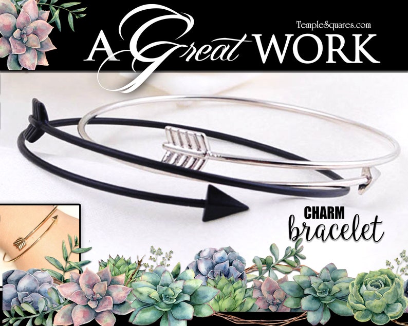 A Great Work Arrow Charm Bracelet for Charms 2021 Youth Theme | Etsy