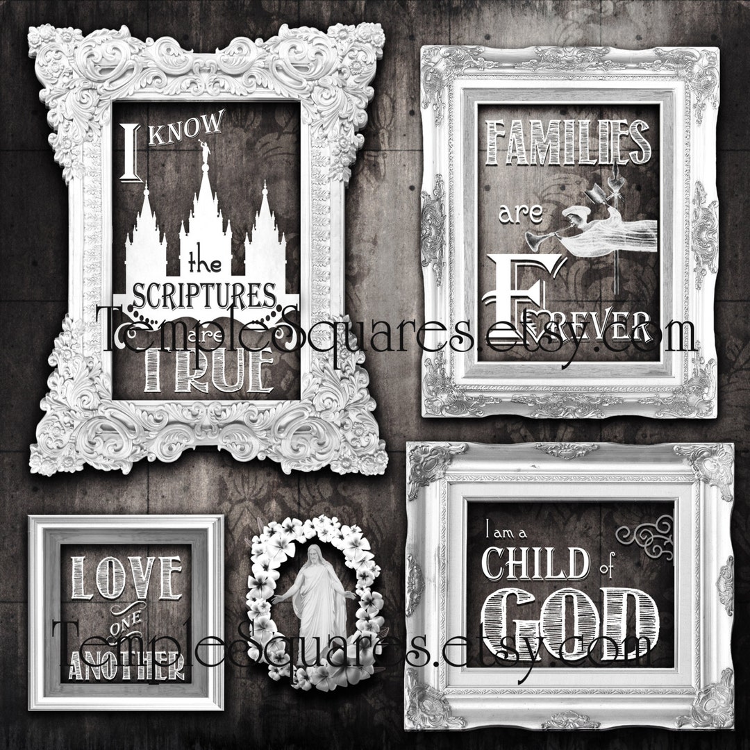 Printable LARGE Poster Sizes LDS 2016 Primary Theme I Know the ...