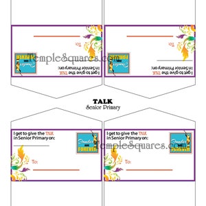 Editable Printable Primary 2019 Talk Reminders, Scriptures, Prayers ...