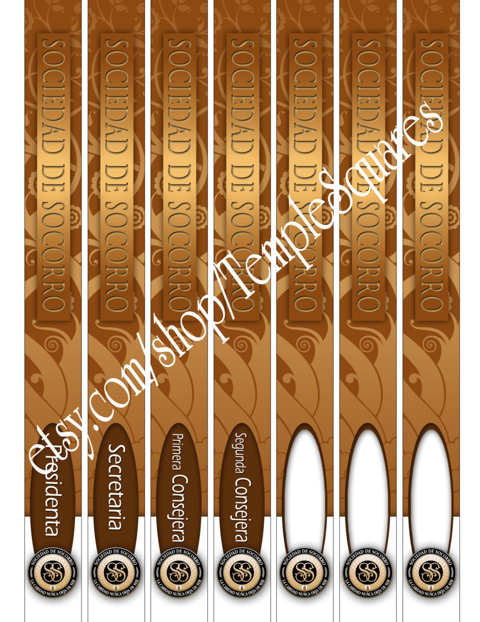 Printable Binder Cover and Spines. LDS Relief Society. En - Etsy