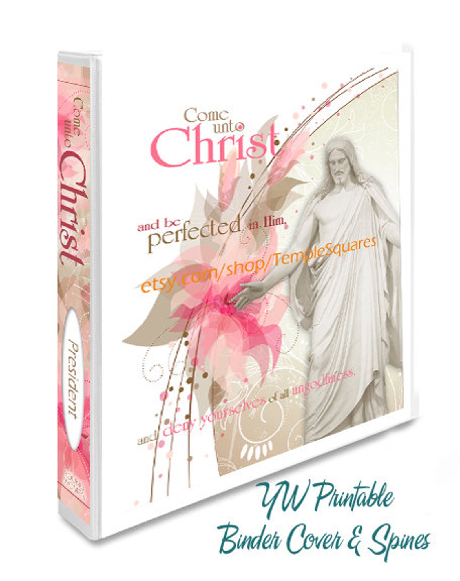 PRINTABLE LDS Binder Covers Digital Files YW Presidency or - Etsy