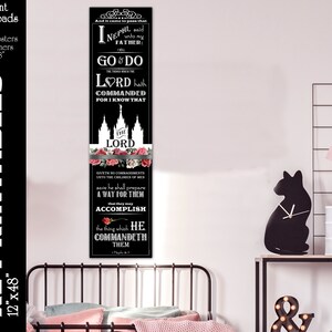 XL-LARGE Printable Poster I Will Go and Do Instant Download Files 1 ...