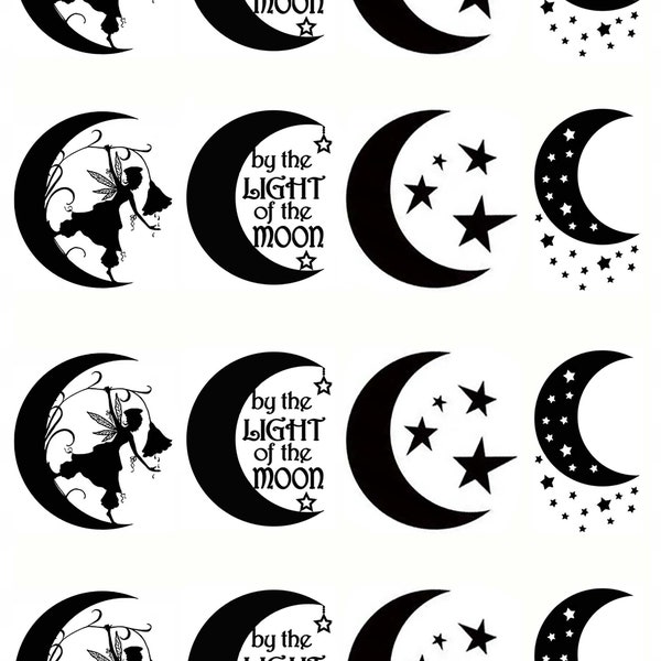 Crescent Moon Decal - Etsy
