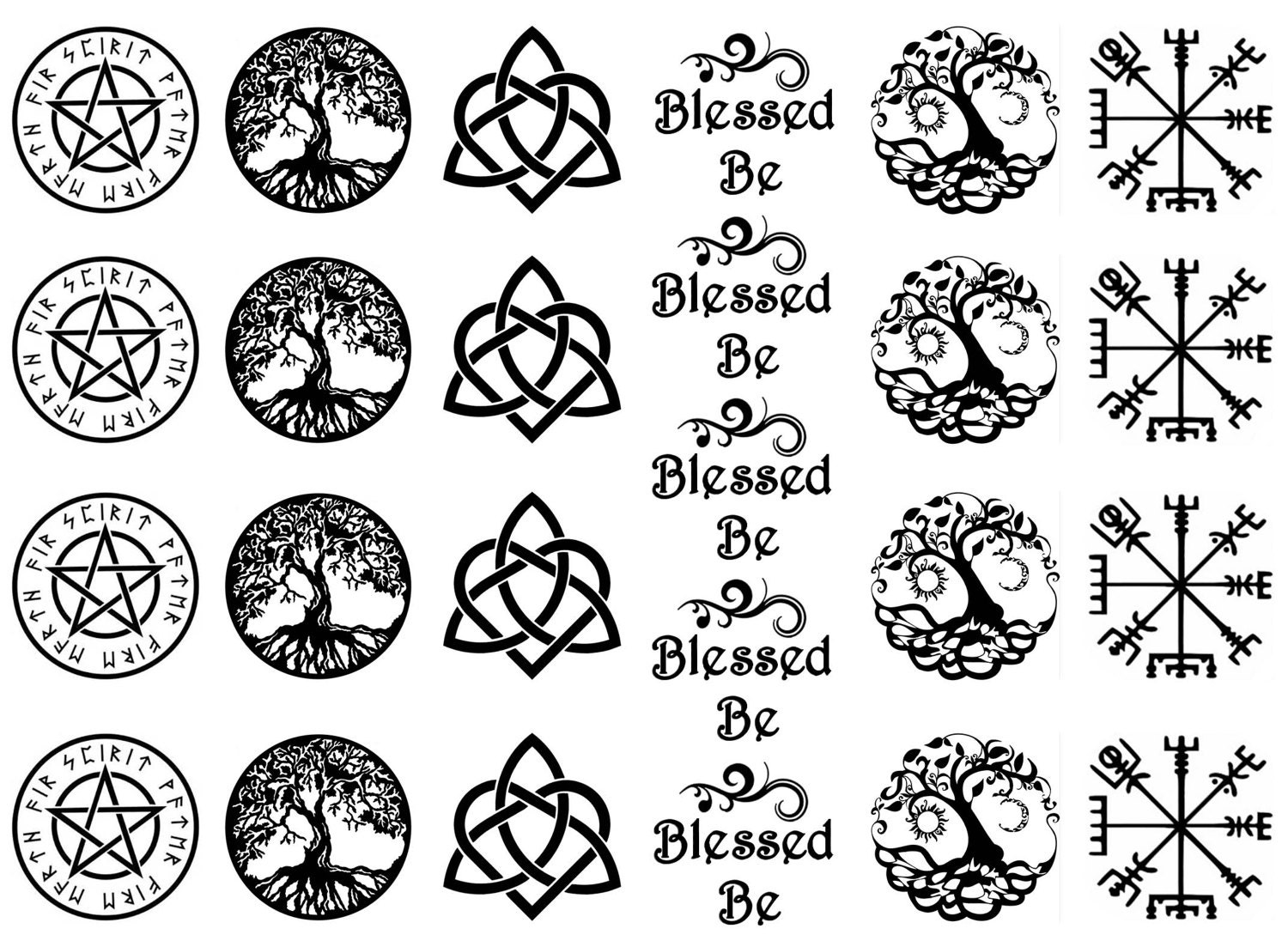 Wiccan Blessing Symbol